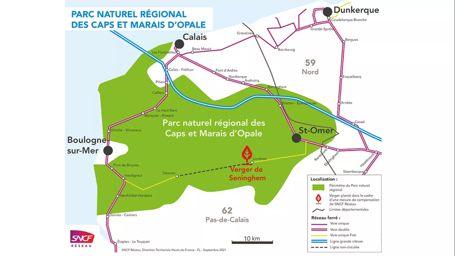 SNCF Réseau et le Parc naturel régional des Caps et Marais d’Opale ...